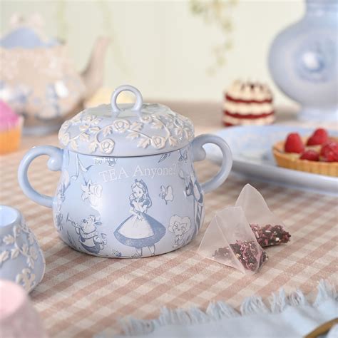 Alice In Wonderland Tea Anyone Relief Cookie Jar Elbenwald