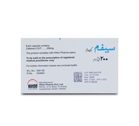Cefim 200mg Capsule 10 S Uses Benefits Side Effects