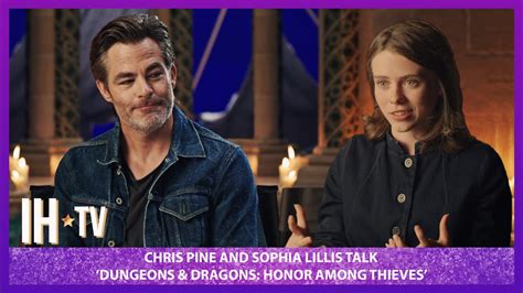 Chris Pine And Sophia Lillis Interview Dungeons And Dragons Honor Among