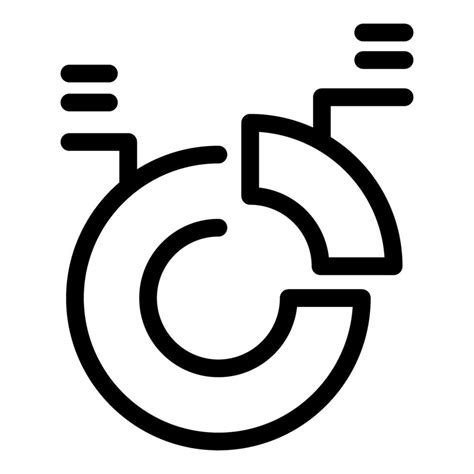 Round Diagram Chart Showing Market Share Analysis With Arrows 48300045