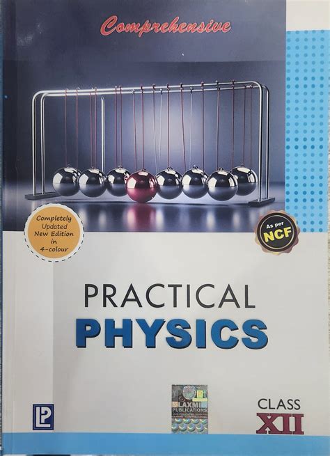 Laxmi Publication Comprehensive Practical Physics Book For Class 12 Booksfy