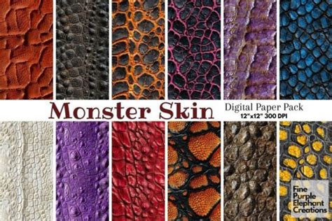 3 Monster Scales Designs And Graphics