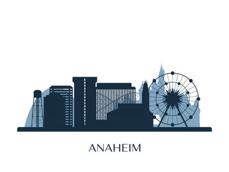 20 Anaheim City Skyline Stock Illustrations Royalty Free Vector
