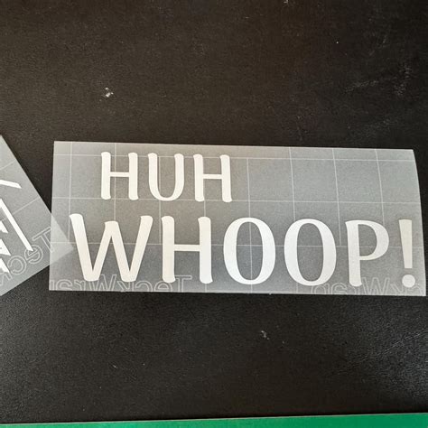 Huh Whoop St Emergence Vinyl Decal Sticker 6 Inch For Car Window