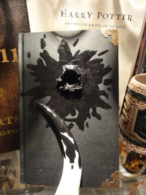 Tom Riddles Diary Horcrux And Basilisk Fang Harry Potter Slytherin