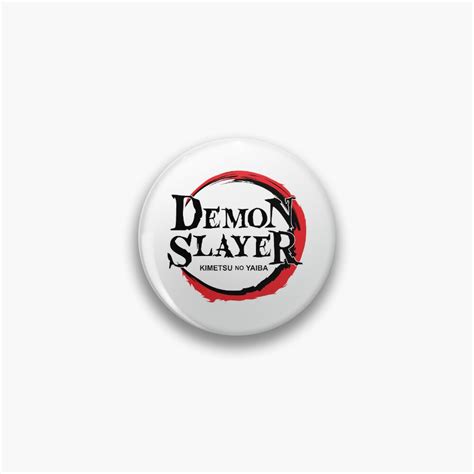 Demon Slayer Logo Sticker For Sale By Morgan James Redbubble