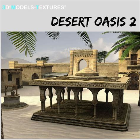 Desert Oasis 2 3d Model 60 Fbx Free3d