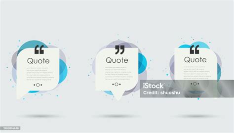 인용 주석 메모 프레임 색상 디자인 자료 템플릿 배경 모음 개체 그룹에 대한 스톡 벡터 아트 및 기타 이미지 개체 그룹 공란 기포 Istock