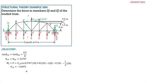 Structural Analysis Example 50h Youtube