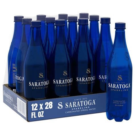 Saratoga Sparkling Spring Water Premium Quality 28 Oz Pet Bottles 12