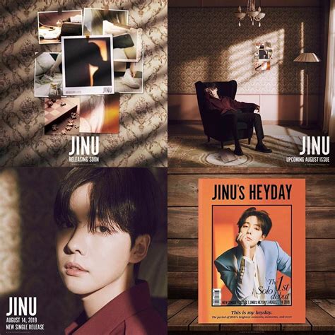 Winner Jinwoo Jinus Heyday 1st Single 2 Set Cdposteronbooketc