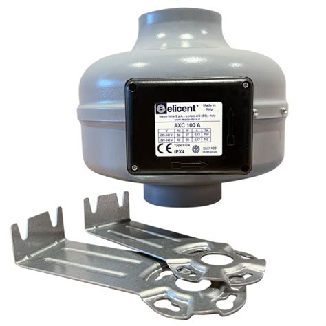 Elicent Axc 125 B Centrifugal Inline Exhaust Fan Metal Lumera