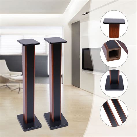 Wuzstar 2pcs Speaker Stands 354 Bookshelf Studio Monitor Speaker