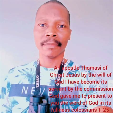 An Apostle Thomasi Of Christ Jesus By The Will Of God Youtube