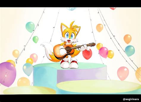 Tails Playing The Guitar Sonic The Hedgehog