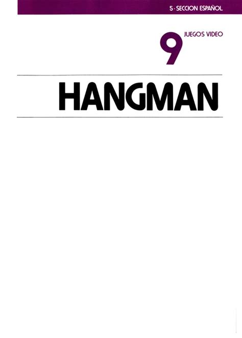 Atari 2600 Vcs Hangman Scans Dump Download Screenshots Ads Videos Catalog Instructions