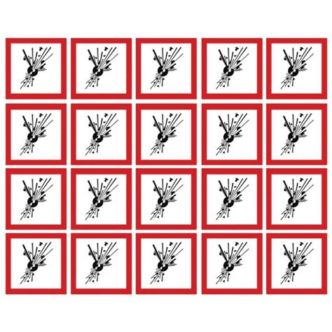 Ghs Explosives Label Ghs Label And Pictogram Poster Promotes Workplace