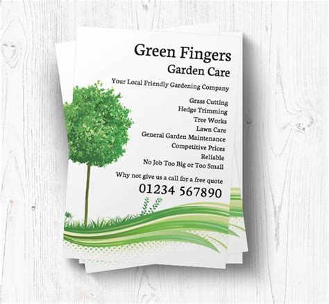 Tree Leaflets Customise Online Plus Free Delivery Putty Print