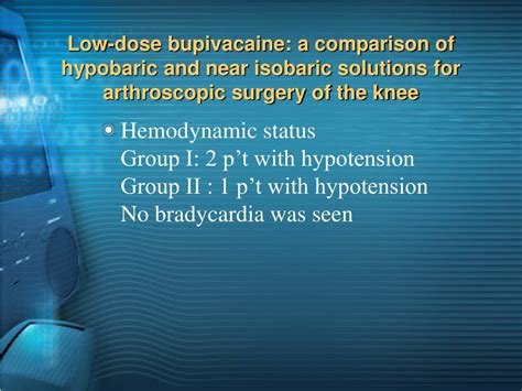 Ppt Hypobaric Spinal Anesthesia Consideration Powerpoint Presentation Id 386376