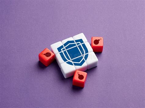 Security Threat And Firewall Security Shield Protection Stock Image Image Of Protection