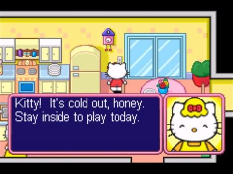 Hello Kitty Mama Kitty Its Cold Out Honey Stay Inside And Play Today Hello Kitty Games
