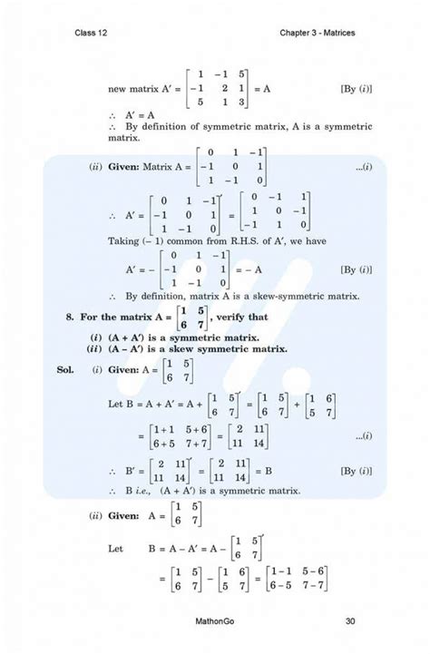 Ncert Solutions For Class 12 Maths Chapter 3 Exercise 33 Mathongo