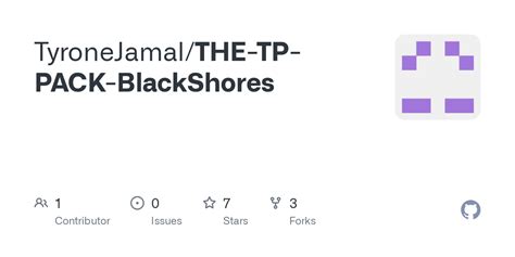 Github Tyronejamal The Tp Pack Blackshores