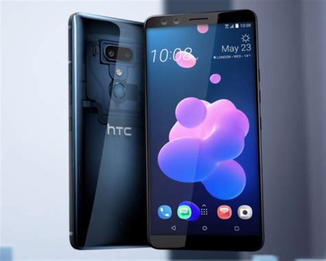Htc U12 Debuts With Dual Front And Rear Cameras Translucent Blue