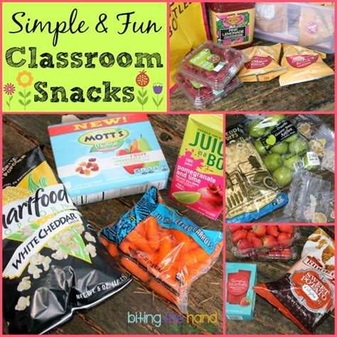 Biting The Hand That Feeds You Simple And Fun Classroom Snacks