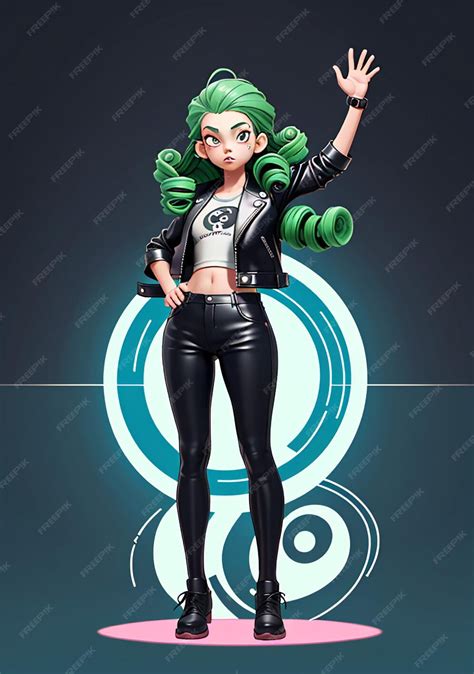 Premium Ai Image 3d Anime Character 3d Anime Girl Character