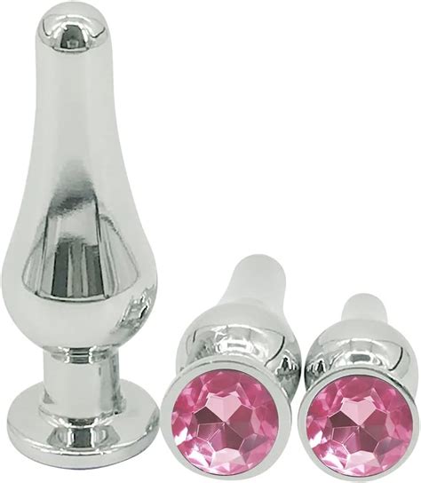 Misssoul Deluxe Edelstahl Analplug Set Konisch Metall Butt Plug Sexspielzeug Für Anfänger Männer