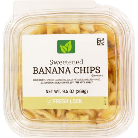 Sweetened Banana Chips 9 5 Oz Fred Meyer
