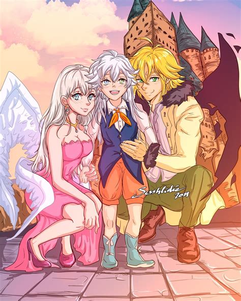 La Familia Perfecta Seven Deadly Sins Anime Elizabeth Seven Deadly