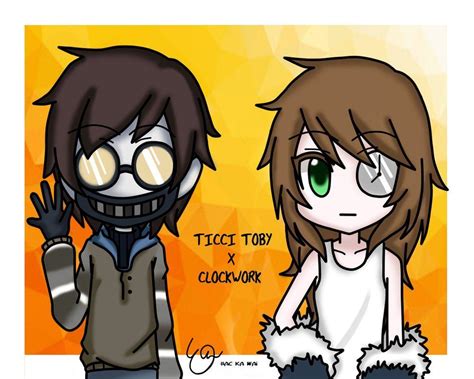 Creepypasta Ticci Toby And Clockwork