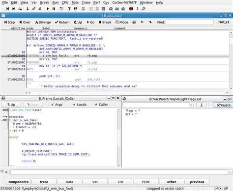 Zephyrsamplesapplicationdevelopmentcoderelocation Execution Stop