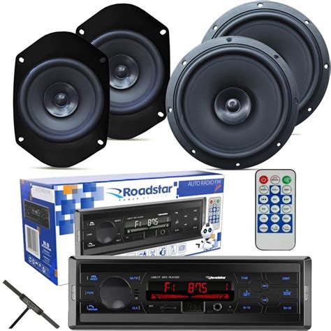 Radio Bluetooth 4 Alto Falantes 6 Polegadas 5x7 Gol Bola 2 Portas