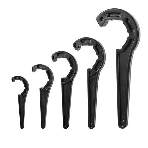 25 50mm Wrench Spanner Tool Open End Adjuster Pvc Tee Drain Pipe Black