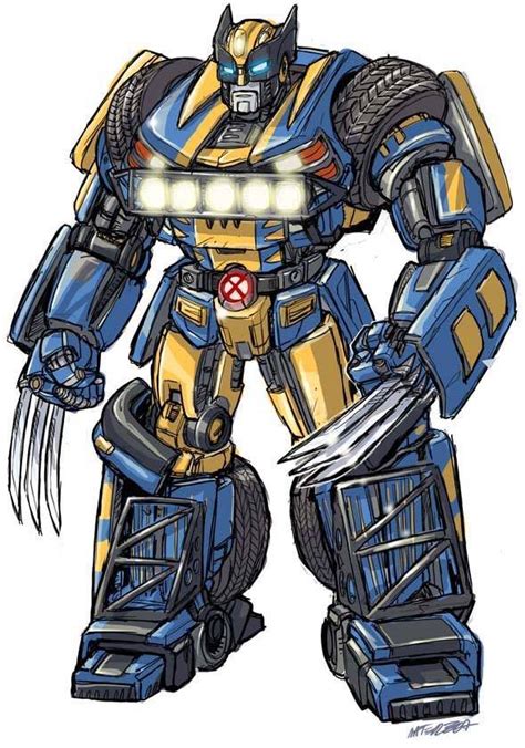 X Men X Transformers Thekevinchen