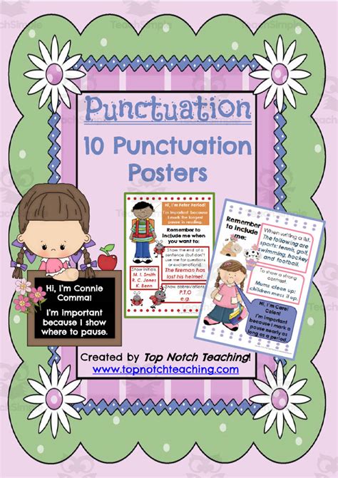 Punctuation Posters By Teach Simple