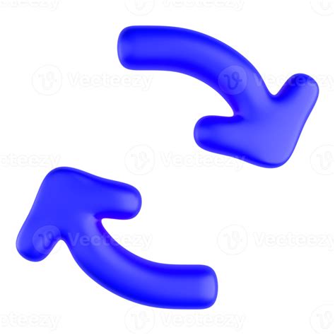 Flecha Girar Icono Girar 3d Png 13396340 Png