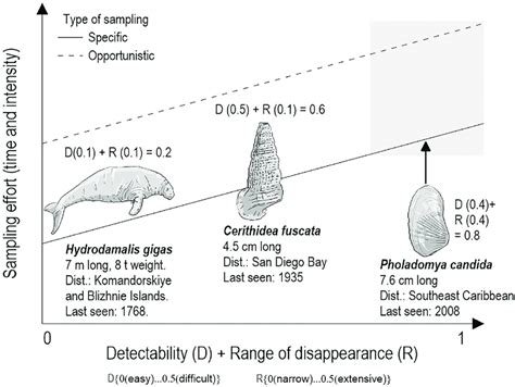 sampling effort required specific solid line opportunistic dashed