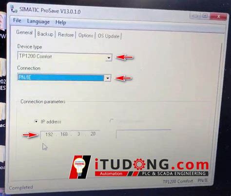 hướng dẫn dùng prosave backup hmi siemens itudong