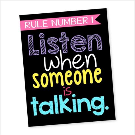 Classroom Rules Posters With Black Backgrounds Kinder Craze