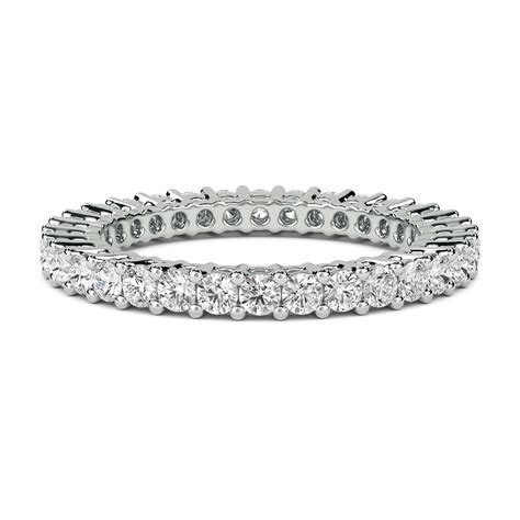 Classic Round Diamond Full Eternity Ring Diamond Heaven