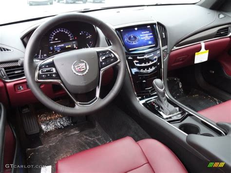 Morello Redjet Black Accents Interior 2013 Cadillac Ats 25l Luxury