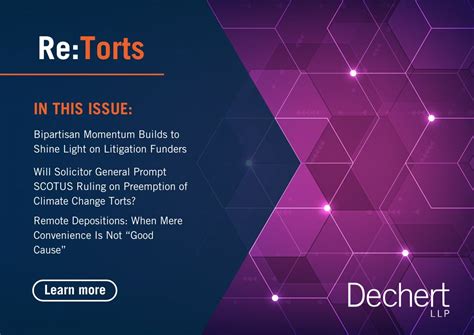 Dechert Llp On Linkedin In This Issue Of Dechert Re Torts We Discuss The Growing Push For…