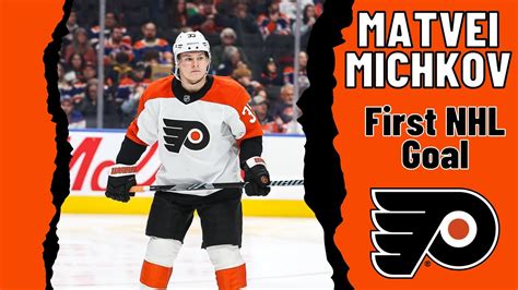 Matvei Michkov 39 Philadelphia Flyers First Nhl Goal Oct 15 2024