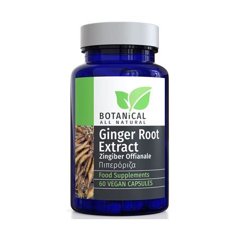 Ginger Root Extract Zingiber Officinale Botanical All Natural