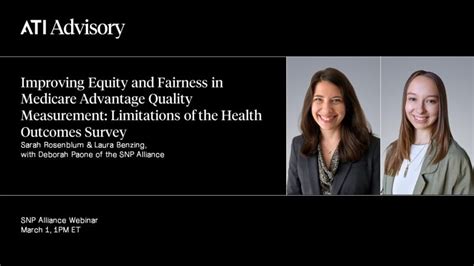 Welcome You Are Invited To Join A Webinar Improving Equity And Fairness In Medicare Advantage