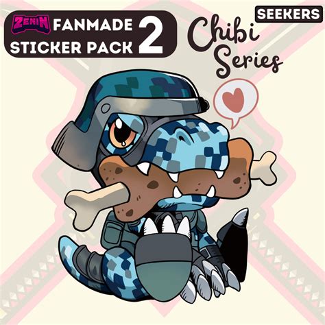 Zenintcg Fan Made Chibi Sticker Pack 02 Seekers